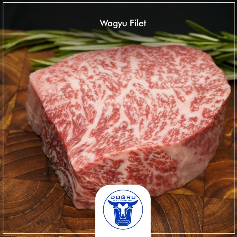 Wagyu Filet aus Japan 450€ / kg (225€ 500g / Pack) - Metzgerei Bio Dogru